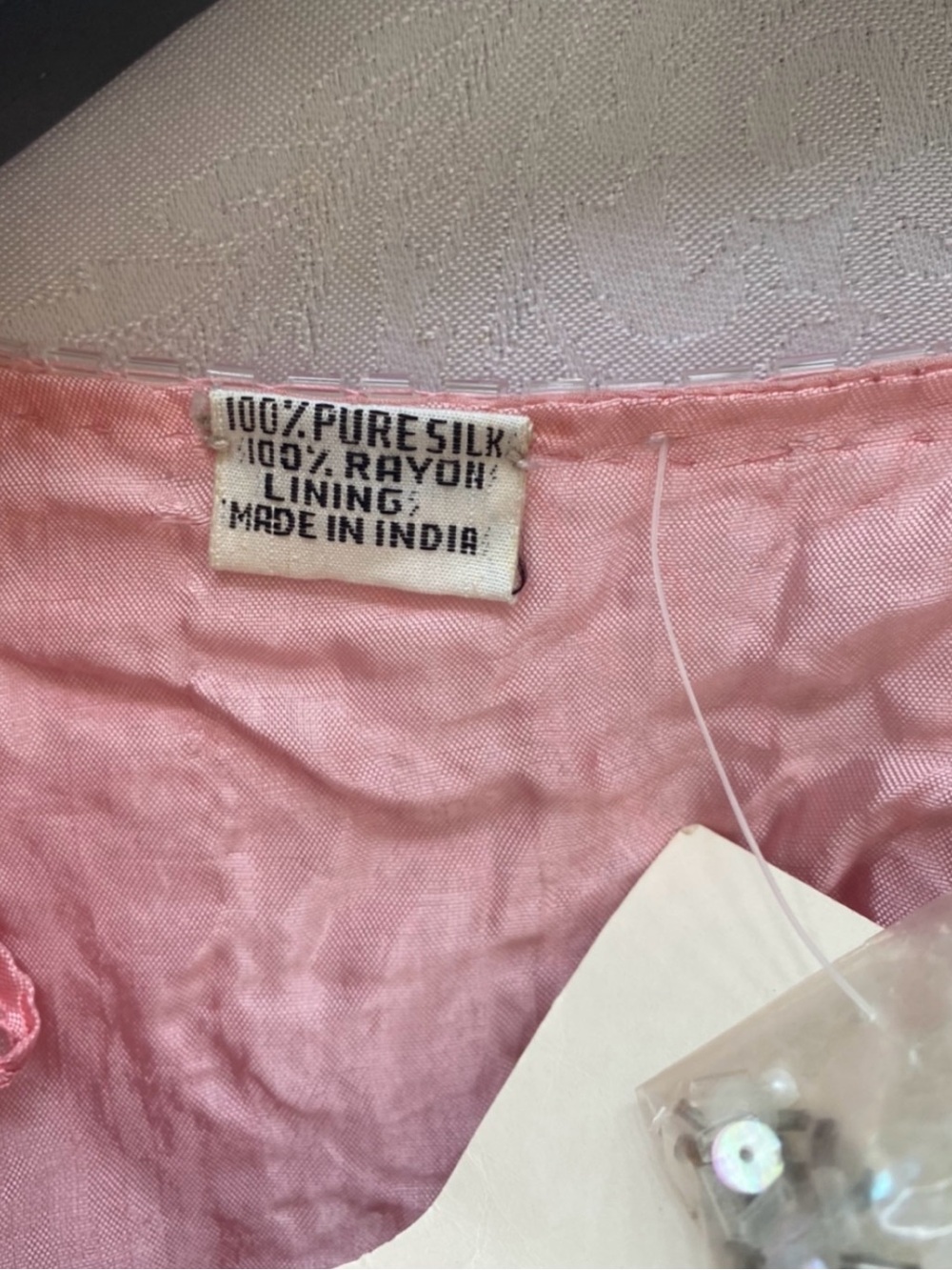 Dresses | Deadstock Pastel Pink Sequined Art Deco Blouse And Skirt Set ...